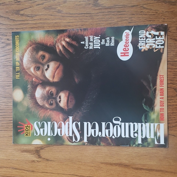 Kids Discover | Other | Vintage 9s Kids Discover Magazine Endangered Species Volume 5 Issue 6 ...